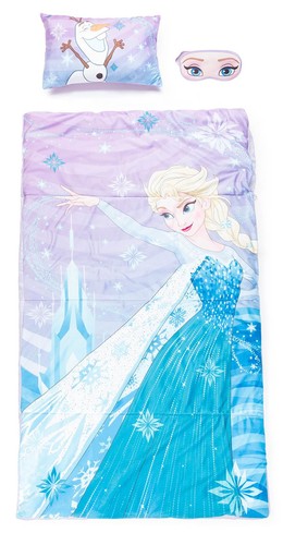 Disney Frozen Let It Go 3 Piece Sleepover Set - Cozy & Warm Slumber Bag ...