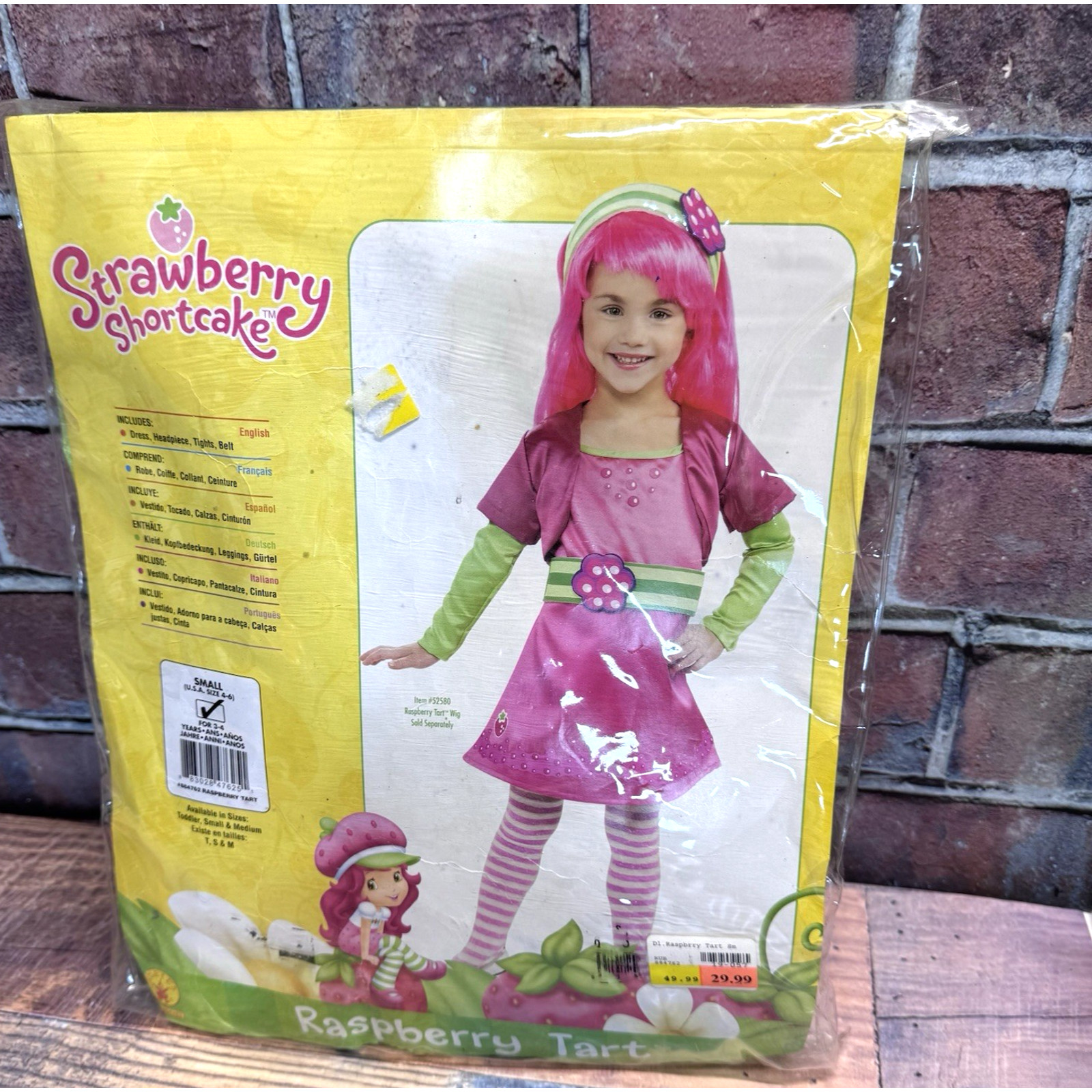 Strawberry Shortcake Raspberry Tart Child Costume Siz… - Gem