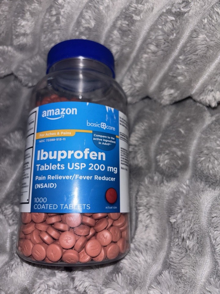 *6/2026* Amazon Basic Care Ibuprofen Tablets, Fever Reducer and Pain ...