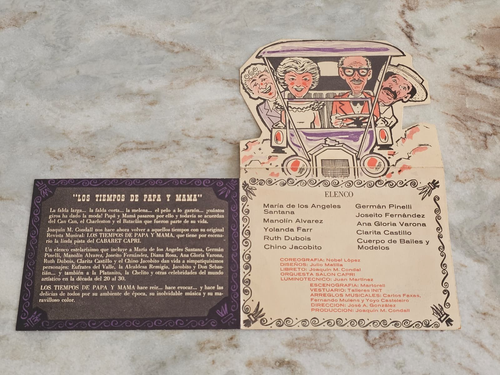 1950s CUBAN CAPRI HOTEL CABARET SHOW BROCHURE VEDETTE ANA GLORIA VARONA ...