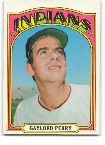 1972 Topps #285 Gaylord Perry NM+ Indians ID:340100 | eBay