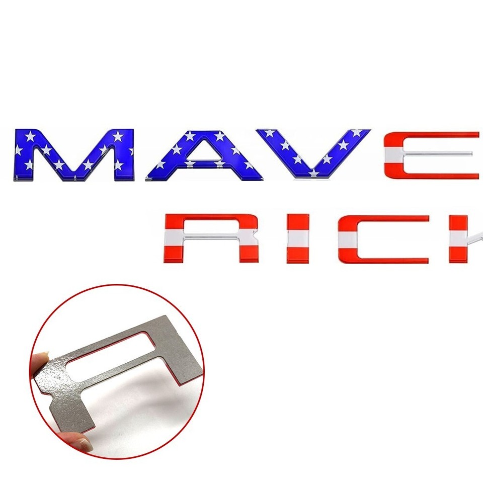 2022-2024 Ford Maverick Tailgate Inserts Letters Rear Raised Emblem ...