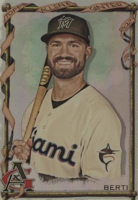 2023 Topps Allen & Ginter - Jon Berti #227 Silver Portrait for sale ...
