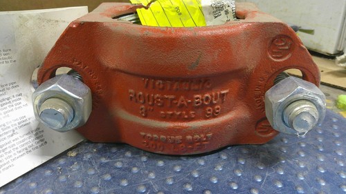 Victaulic Style 99 Roust-A-Bout 3" Plain End Coupling | eBay