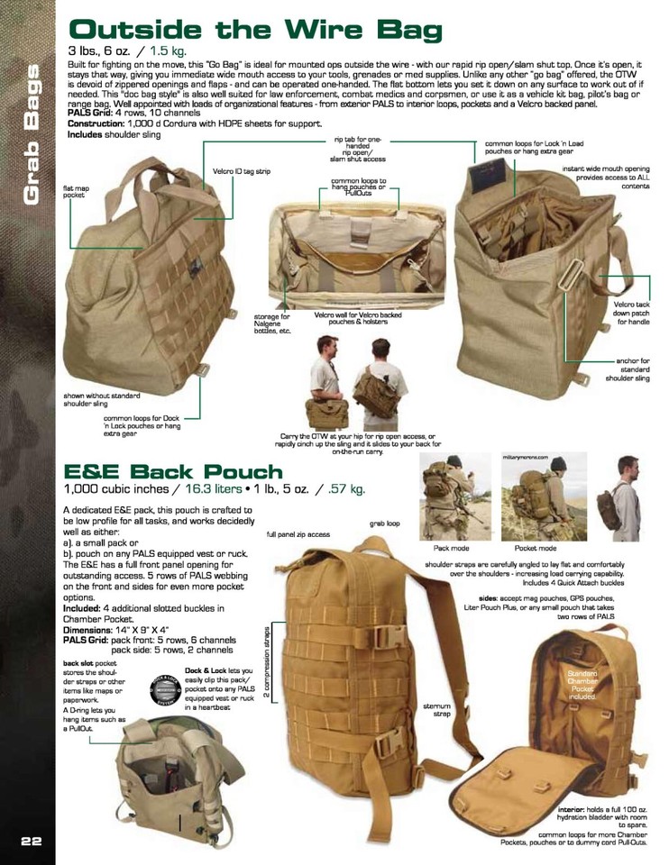 Kifaru International E&E Tactical Backpack 1000D Multicam Cordura PALS ...