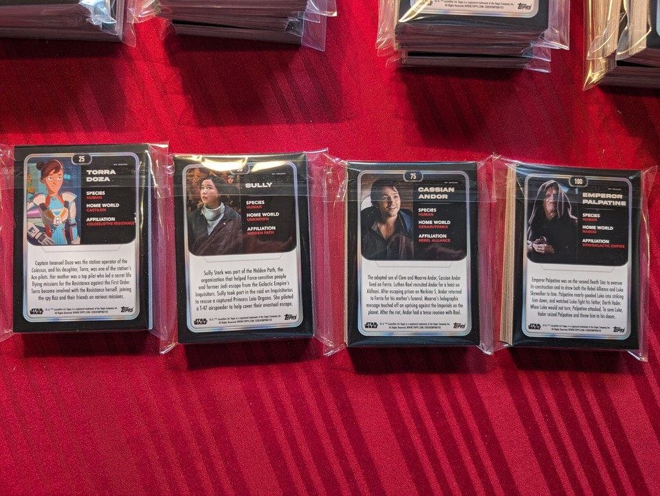 2023 TOPPS STAR WARS FLAGSHIP COMPLETE 100-CARD BASE SET | eBay