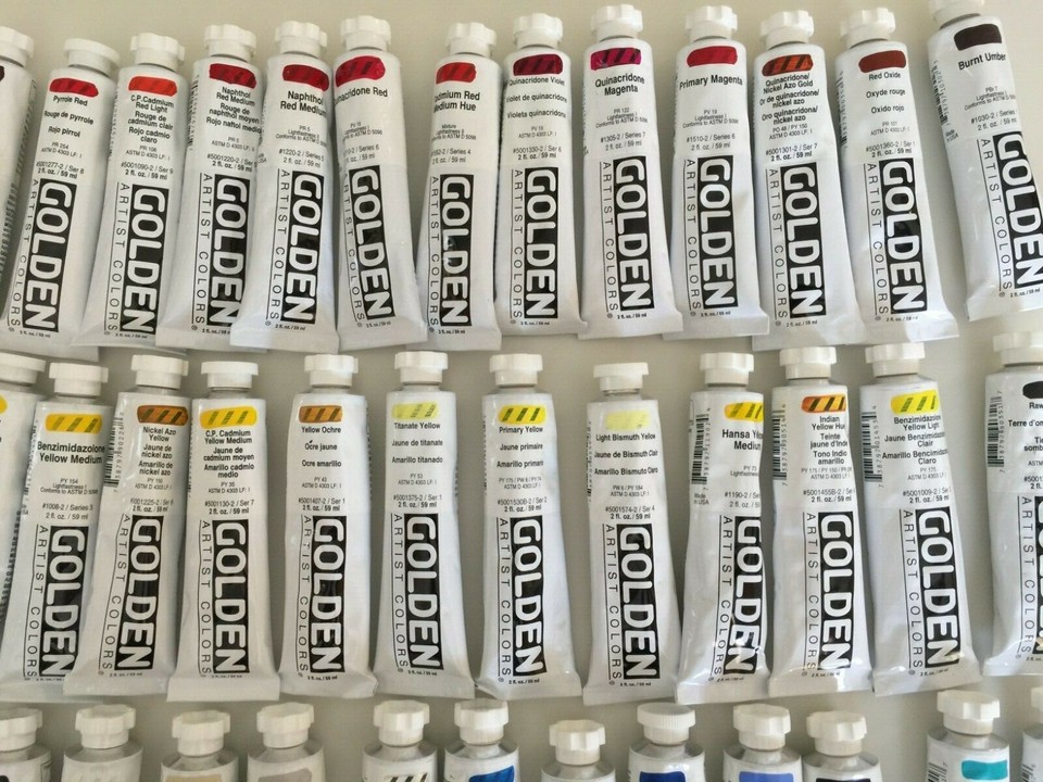Golden® Heavy Body Acrylics 2oz. Choose Your Color NEW | eBay