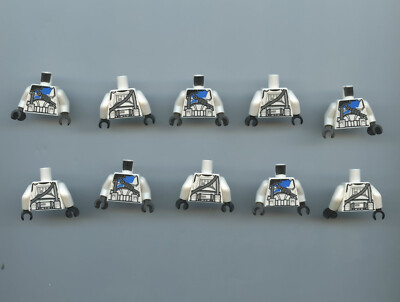 Star Wars LEGO x 10 Torso Clone Heavy Trooper 501st Legion Blue ...