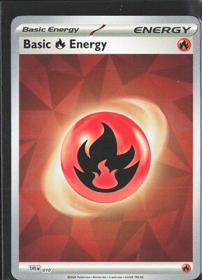 Pokemon TCG Fire Energy Holo Prismatic Evolutions | eBay