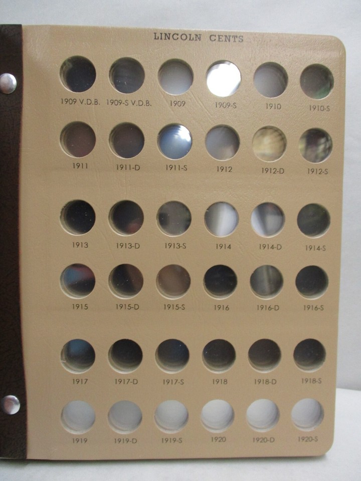 Dansco Coin Album #7100 Lincoln Cents 1909-2009 No Proofs 8-Page Album ...