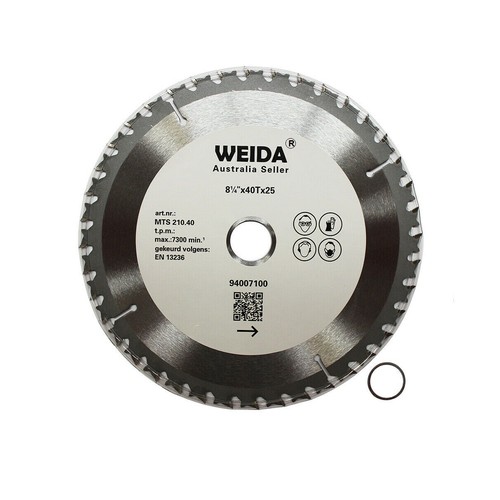 210mm 40T Wood Circular Saw Blade Cutting Disc 8-1/4" TCT 25/22.23 ATB ...