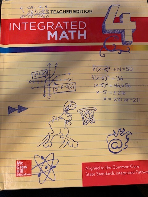 INTEGRATED MATH ~ Course 4, TEACHER Edition by McGraw-Hill Education ...