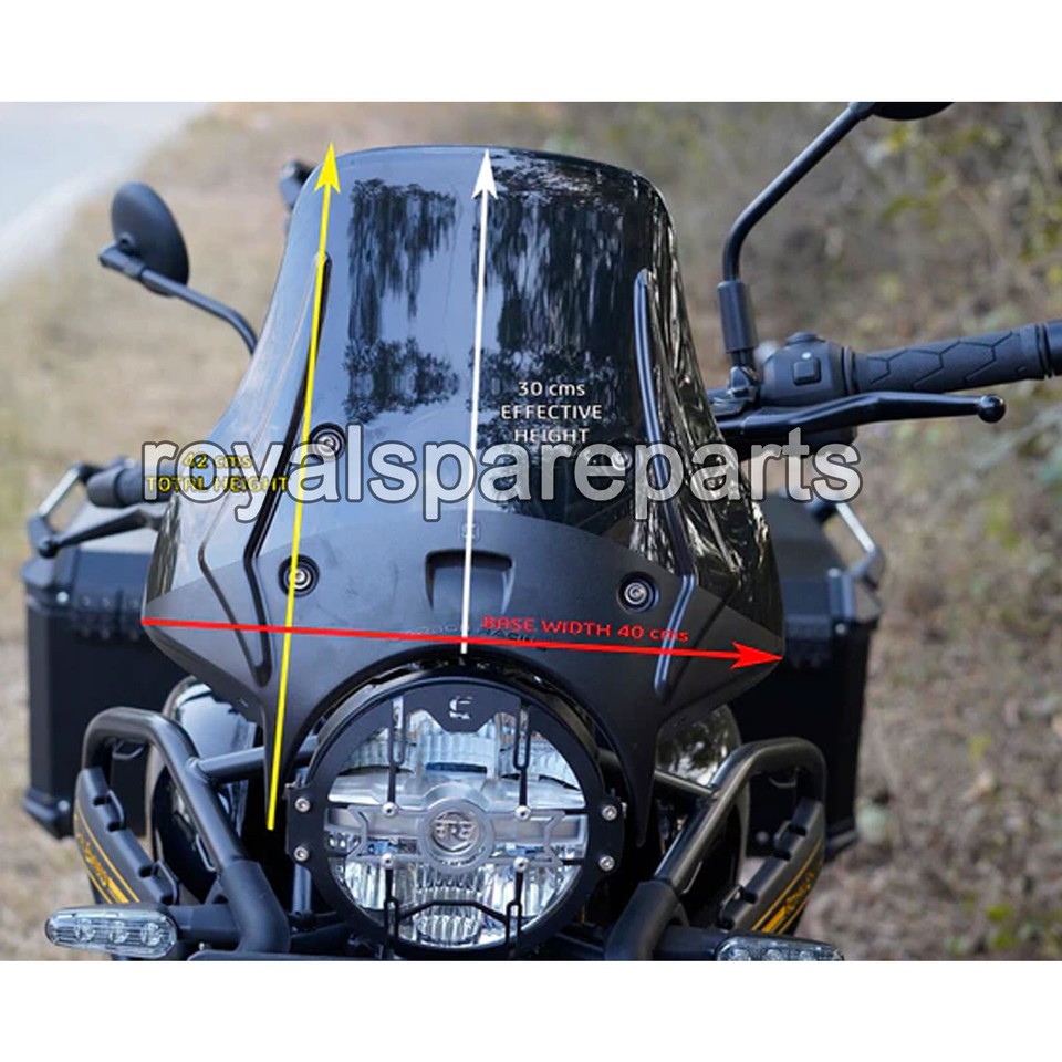 For Royal Enfield Himalayan 450 Wandered Touring Smoked Screen ...