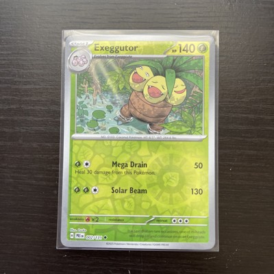 Exeggutor 002/131 Reverse Holo Pokemon TCG Prismatic Evolutions NM ...
