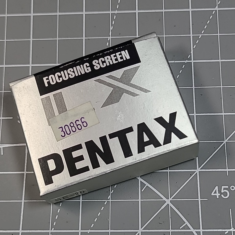 PENTAX Focusing Screen for LX SE-20 Full Matte Field in Box Very Clean ...
