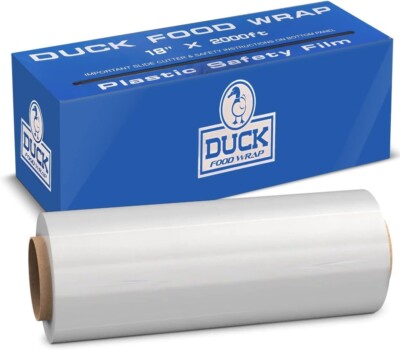 Duck Food Plastic Wrap with Seal & Slide Cutter on Box Heavy Duty 12"x ...