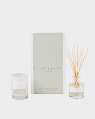Palm Beach Mini Candle & Diffuser Set - Clove & Sandalwood GPMCDCS ...