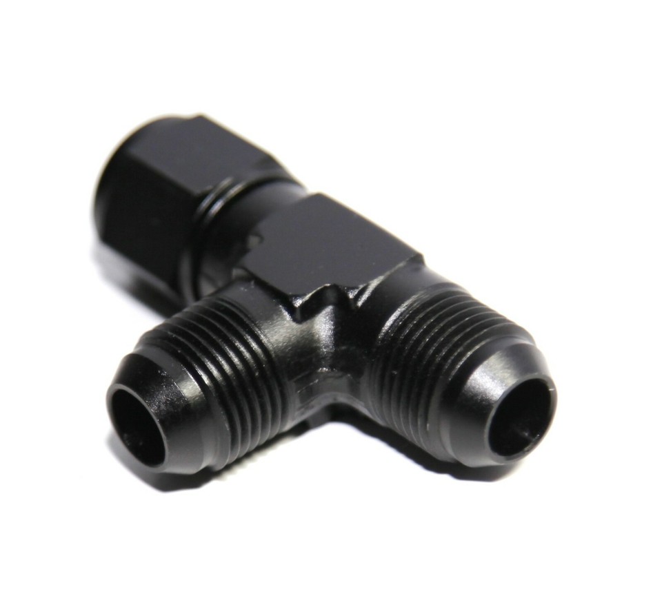 10PC 3-Way Tee T-Piece Fitting Adapter AN8 8-AN Female to 2X AN8 8-AN ...