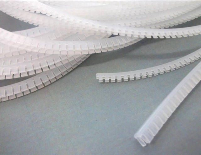 Serrated Edge Grommet Strips. White Polyethylene Grommet strip panel | eBay