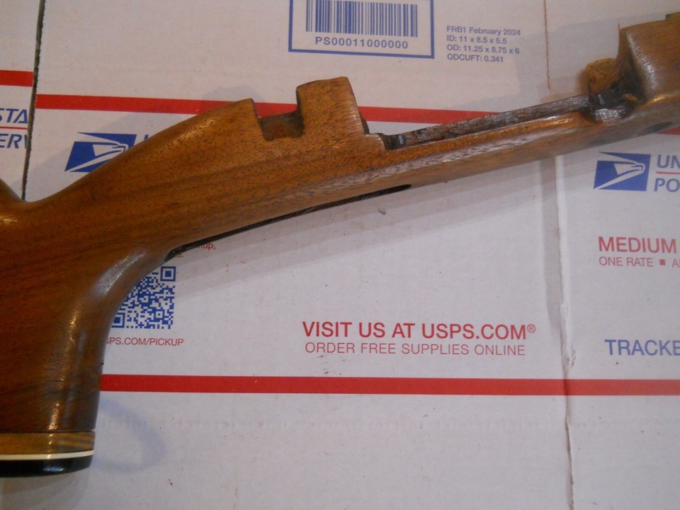 US Krag Jorgensen model 1898 rifle sporter wood stock w good color 30 3 ...