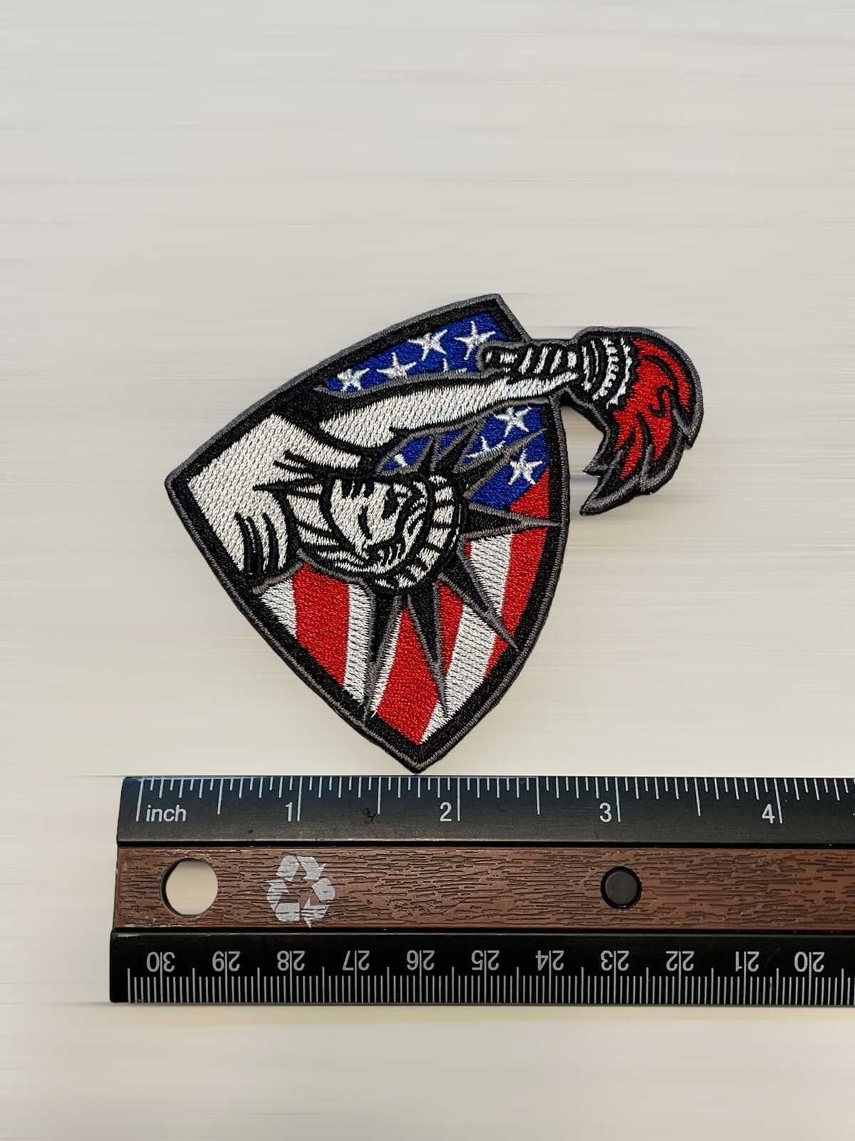 Lady Liberty Statue USA America Freedom Tactical Military Morale Patch ...