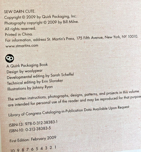 Sew Darn Cute : 30 Sweet and Simple Projects to Sew and Embellish by ...