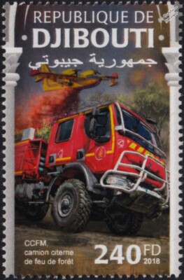 SIDES CCF Forest Fire Truck (Canada) CCFM Engine Firefighting Stamp ...