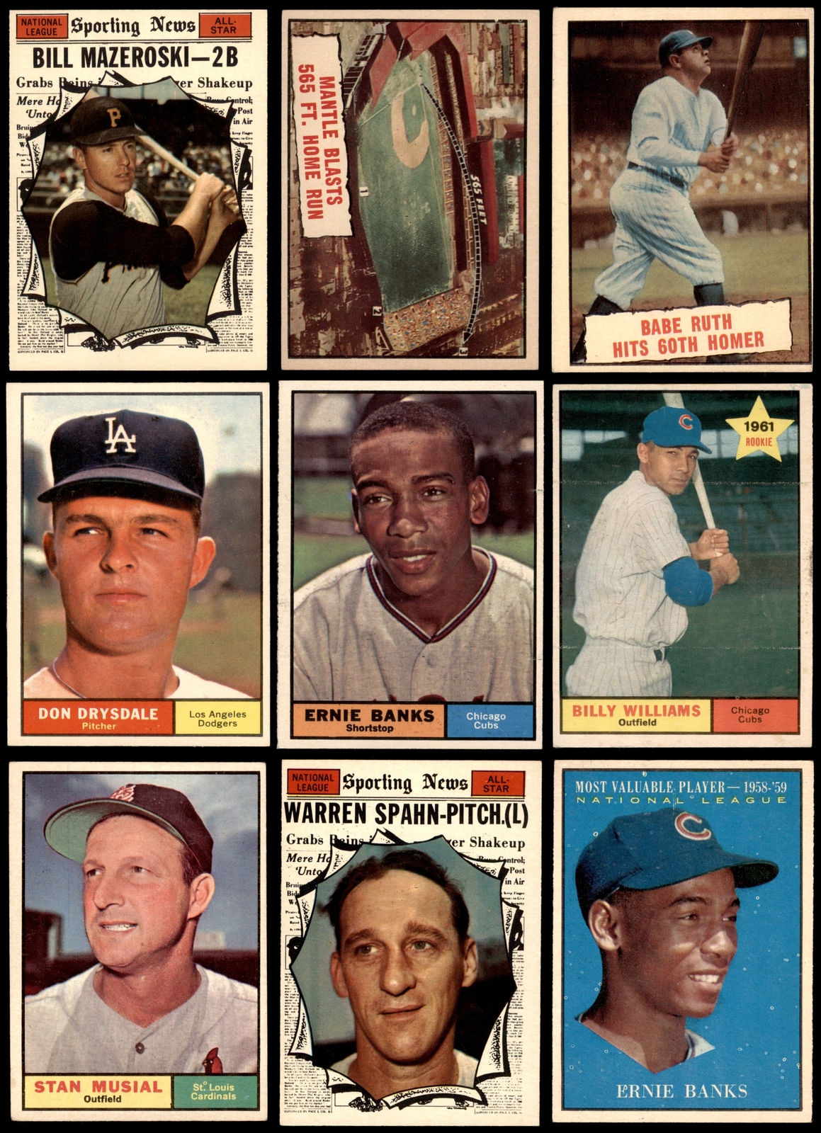 1961 Topps Baseball Complete Set 5 - EX BSET | eBay