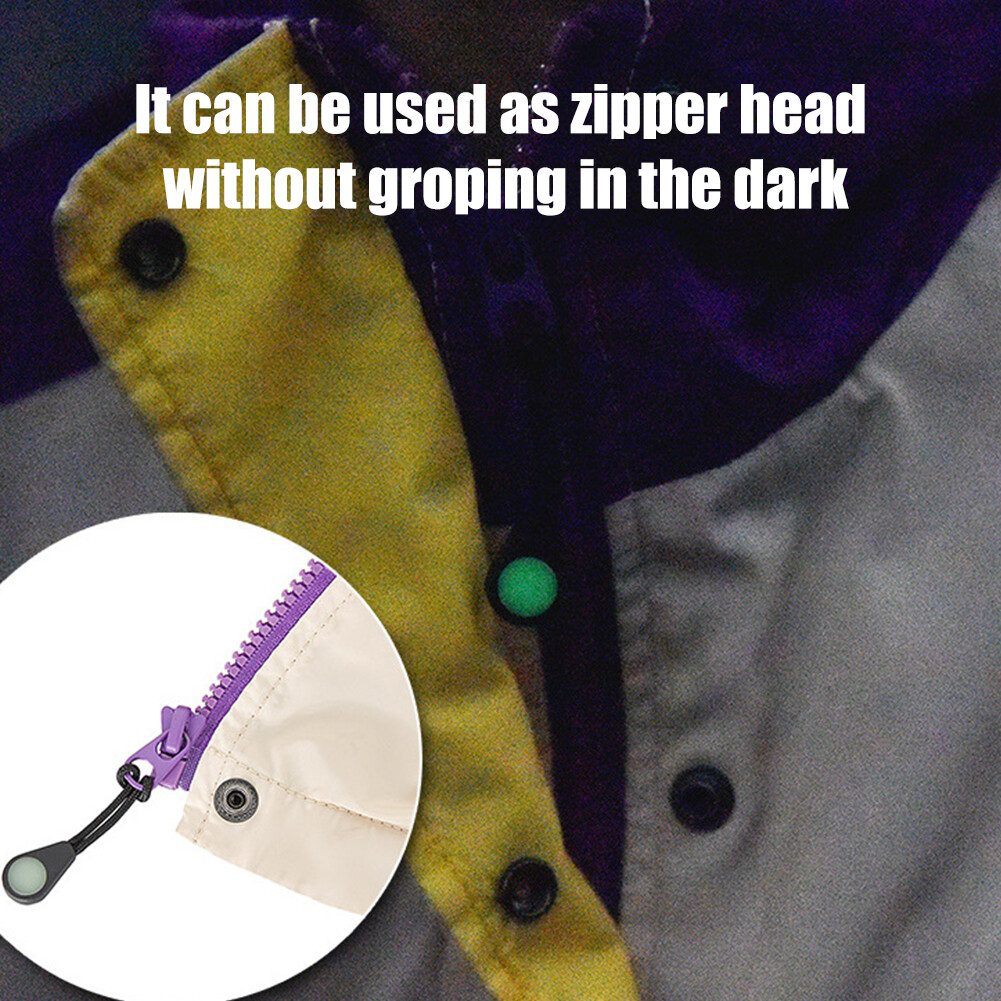 Outdoor Camping Hiking Backpack Anti-lost Luminous Zipper Pull (10pcs ...