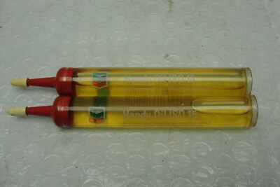 (2) Way Cool CHEVRON Oil CO. "Handy Oil" TUBE FULL & NICE | eBay Australia