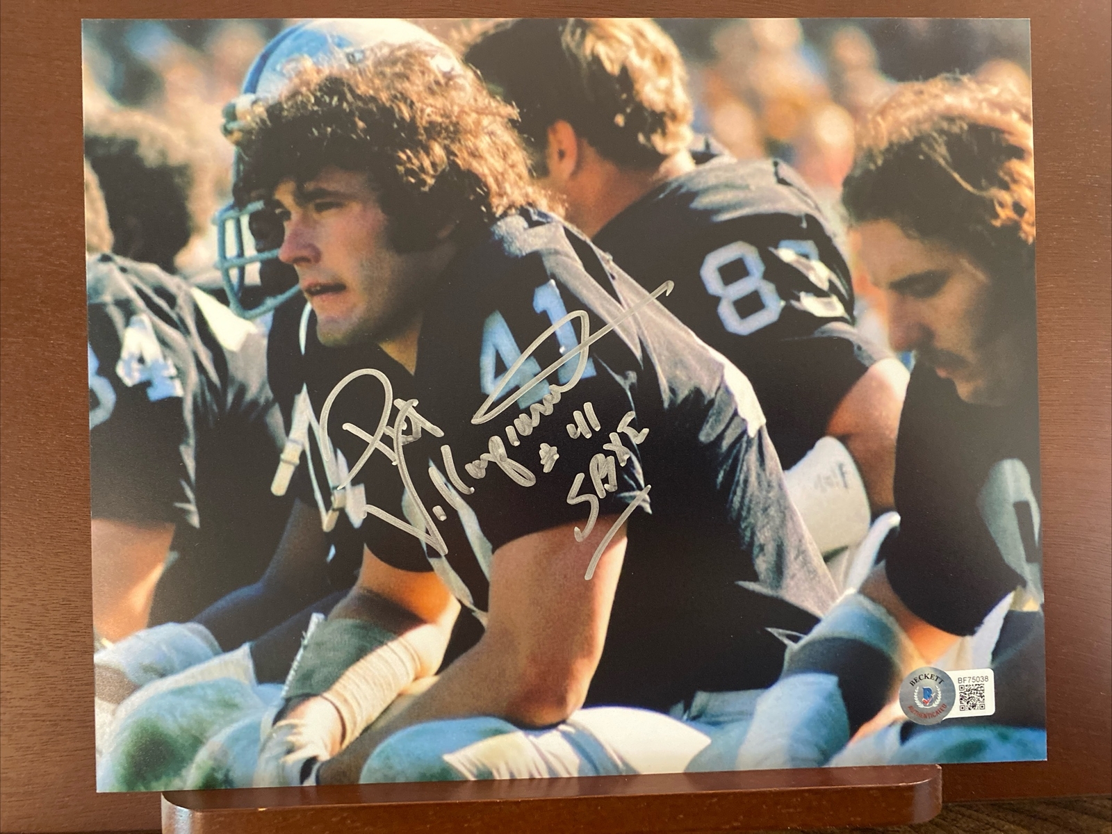 Phil Villapiano Signed Autographed 8X10 Photo COA BAS Beckett #BF75038 ...