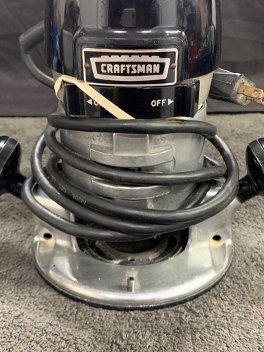 Vintage SEARS CRAFTSMAN Router Model 315.17360 Double Insulated *Works ...