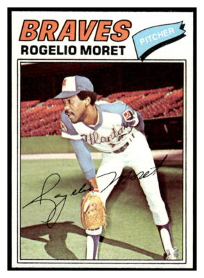 1977 Topps 292 Rogelio Moret Atlanta Braves | eBay