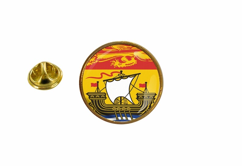 Pins Pin Badge Pin's Flag Canada New Brunswick Round Roundel | eBay