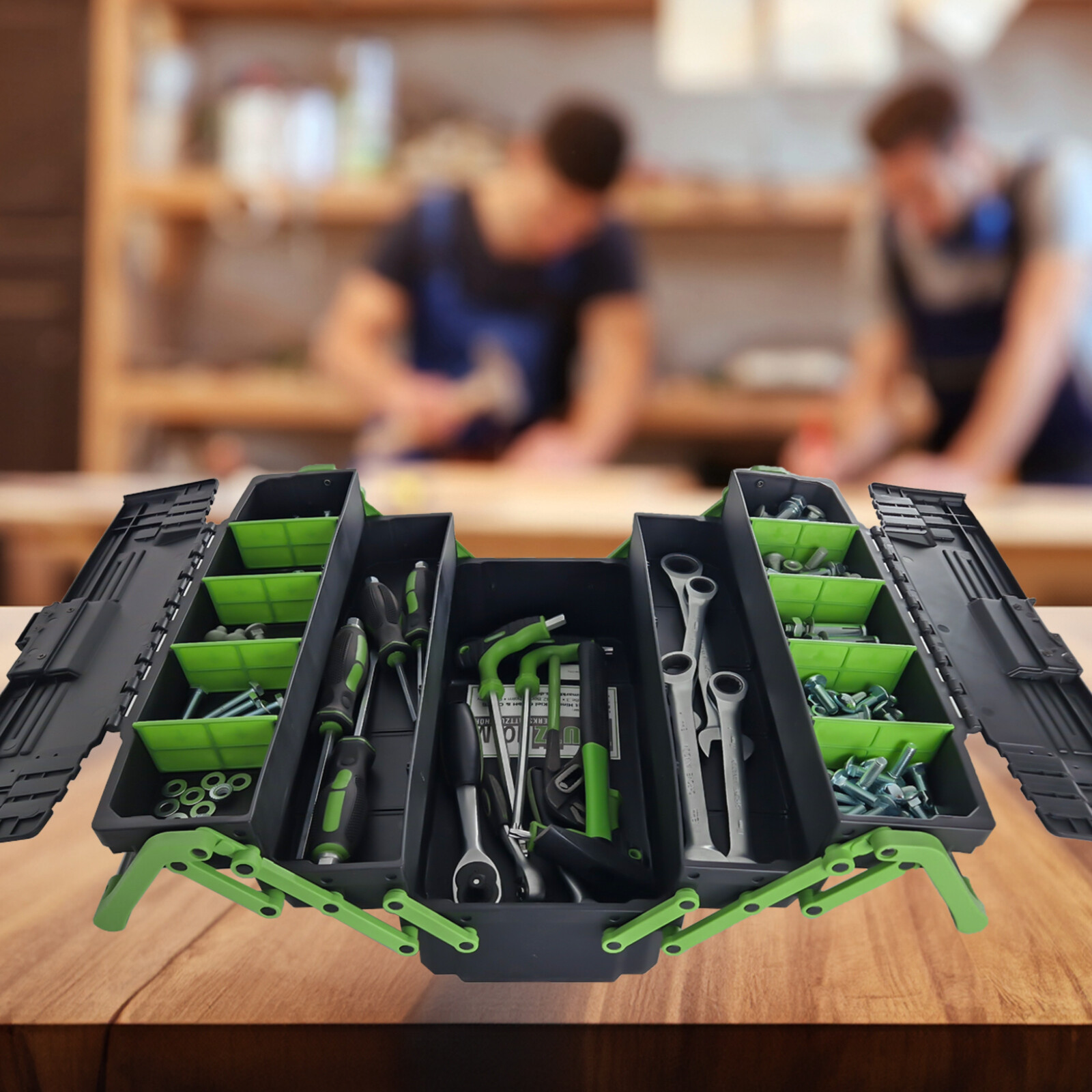 Werkzeugkiste Werkzeugbox Werkzeugkoffer 48x24x21 cm Toolbox ...