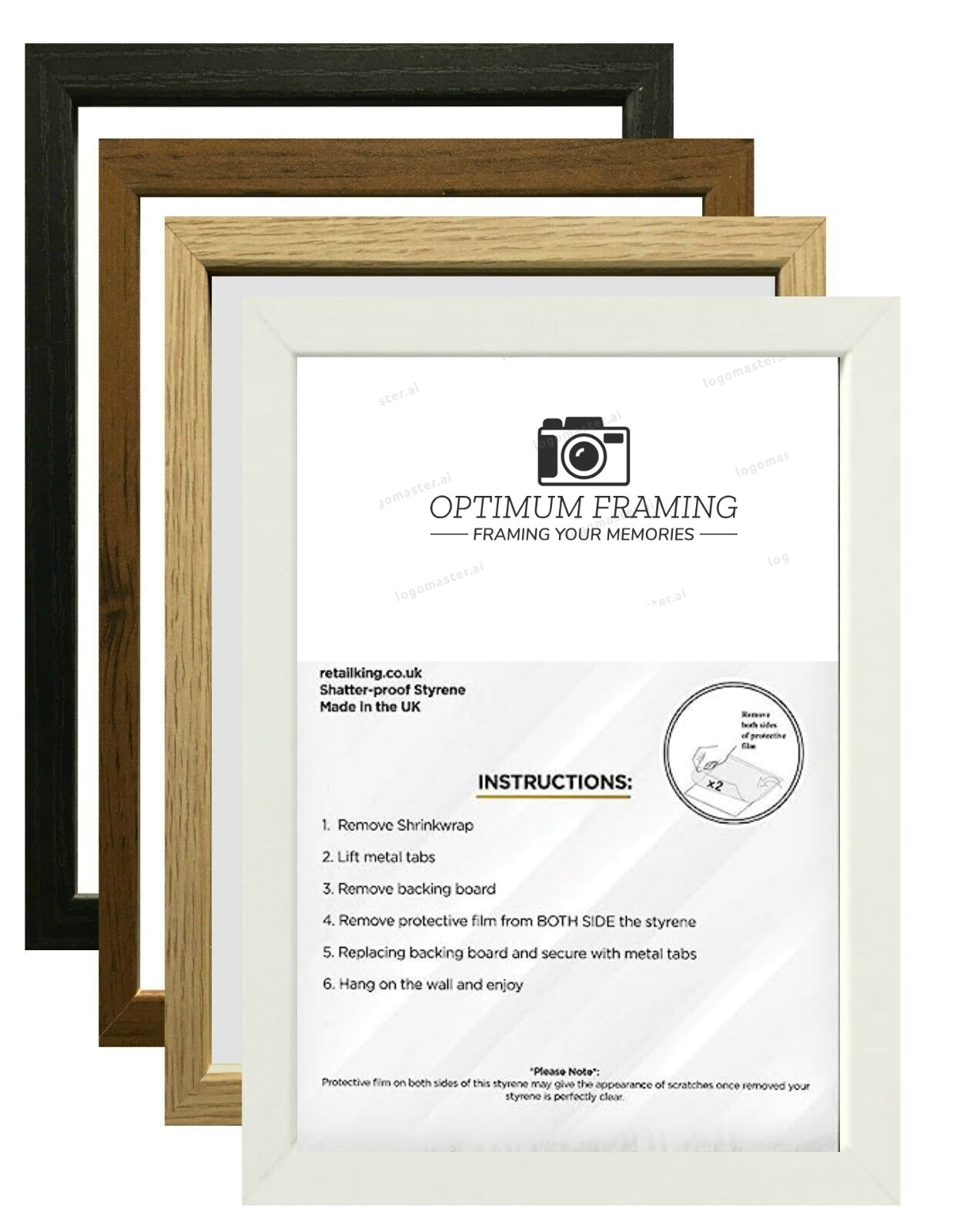 Handmade Photo Frames Custom Size Picture Frames Poster Frames 700x500 / 800x600 | eBay UK