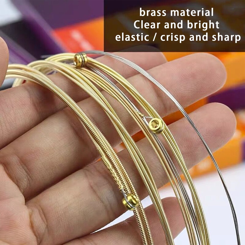 Elixir Nanoweb Phosphor Bronze Acoustic Guitar Strings 16027 (11-52) | eBay