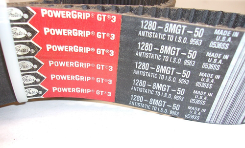 GATES 1280-8MGT-50 PowerGrip GT3 Timing Belt, 2454B | eBay
