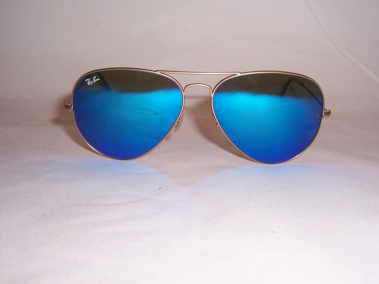 Ray-Ban RB3025 112/17 Aviator Blue Flash Mirrored Lens Metal Frame ...