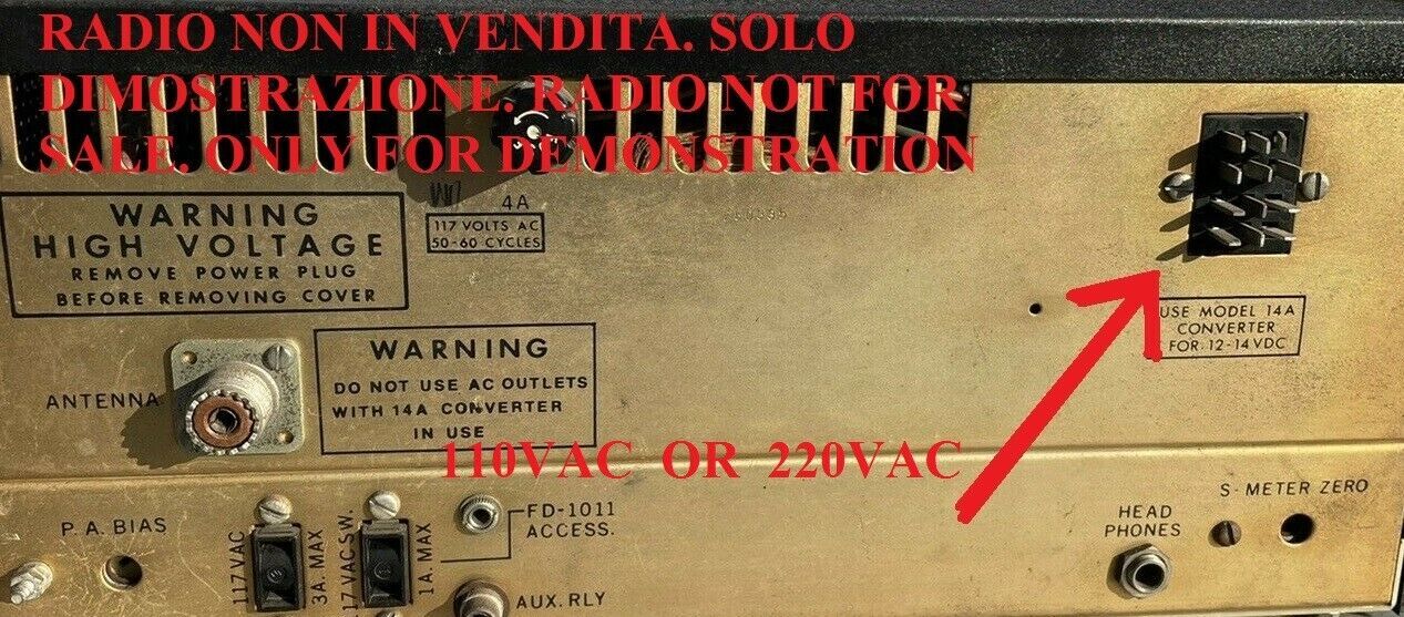 Swan Siltronix 1011 1011B 1011C 1011D Comanche Cavo AC Power lead cable ...