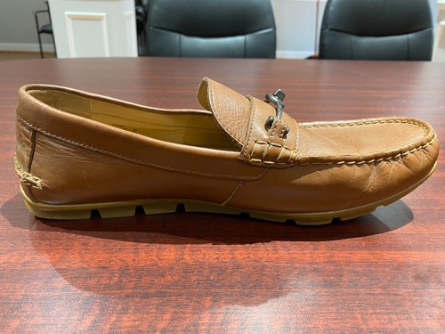 Coach Men's Tan Leather Mott Driver Slip-on Loafer Moccasin 11.5 D ...