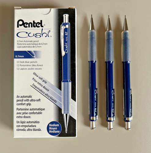 Lot of Three Vintage Pentel Pencils ~ Cushi P35G 0.7mm Made in Japan ...