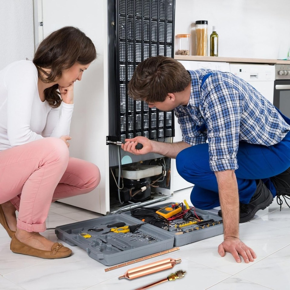 Refrigerator Filter Dryer 12PCS, Copper Access Valve 1/4 /Filter 12 in ...