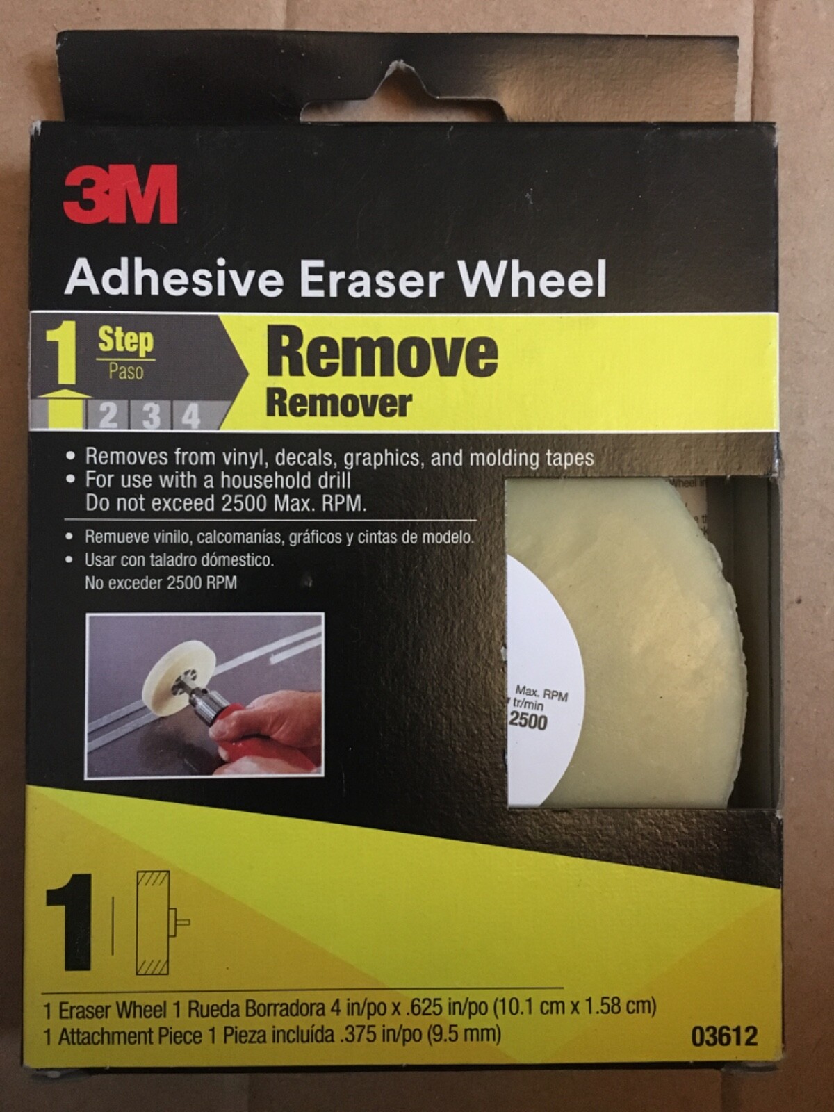 3M Auto Adhesive Eraser Wheel 03612 for sale online | eBay
