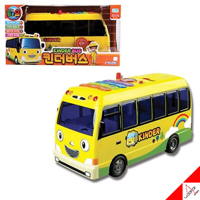 Tayo Little Bus Talking KINDER BUS Friction Gear Sound & Light Effect ...