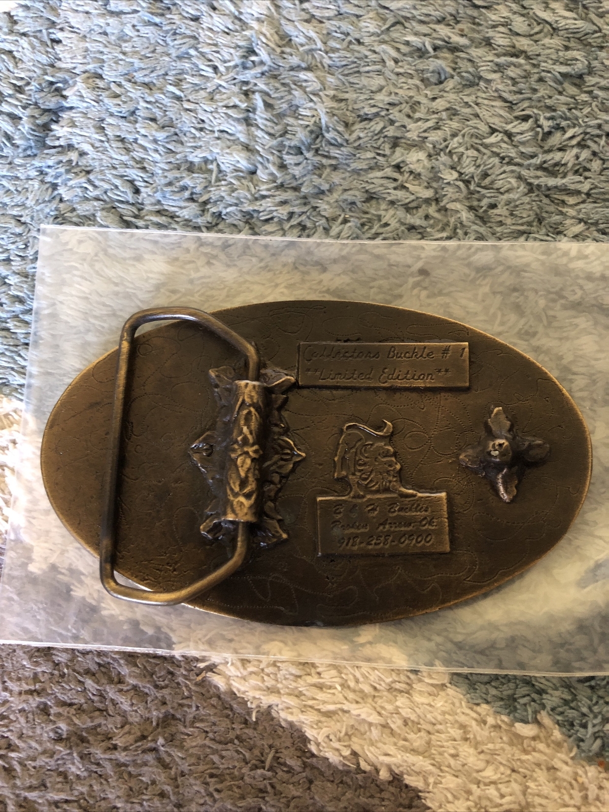 Vintage 1905-1980 Ann. Broken Arrow Oklahoma Arkansas Valley Bank Belt ...