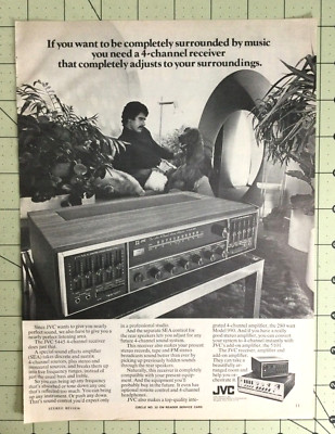 Vintage 1973 JVC 5445 990 5101 Magazine Ad | eBay