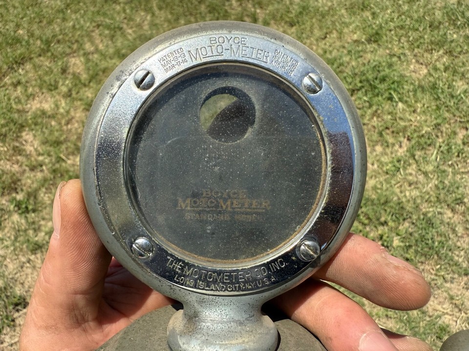 Vintage Ford Model T Boyce Motometer Dog Bone Radiator Cap Temperature ...