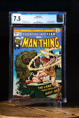 FEAR #19 CGC 7.5 July 1975 Man-Thing KEY ISSUE 1st Appearance Howard ...