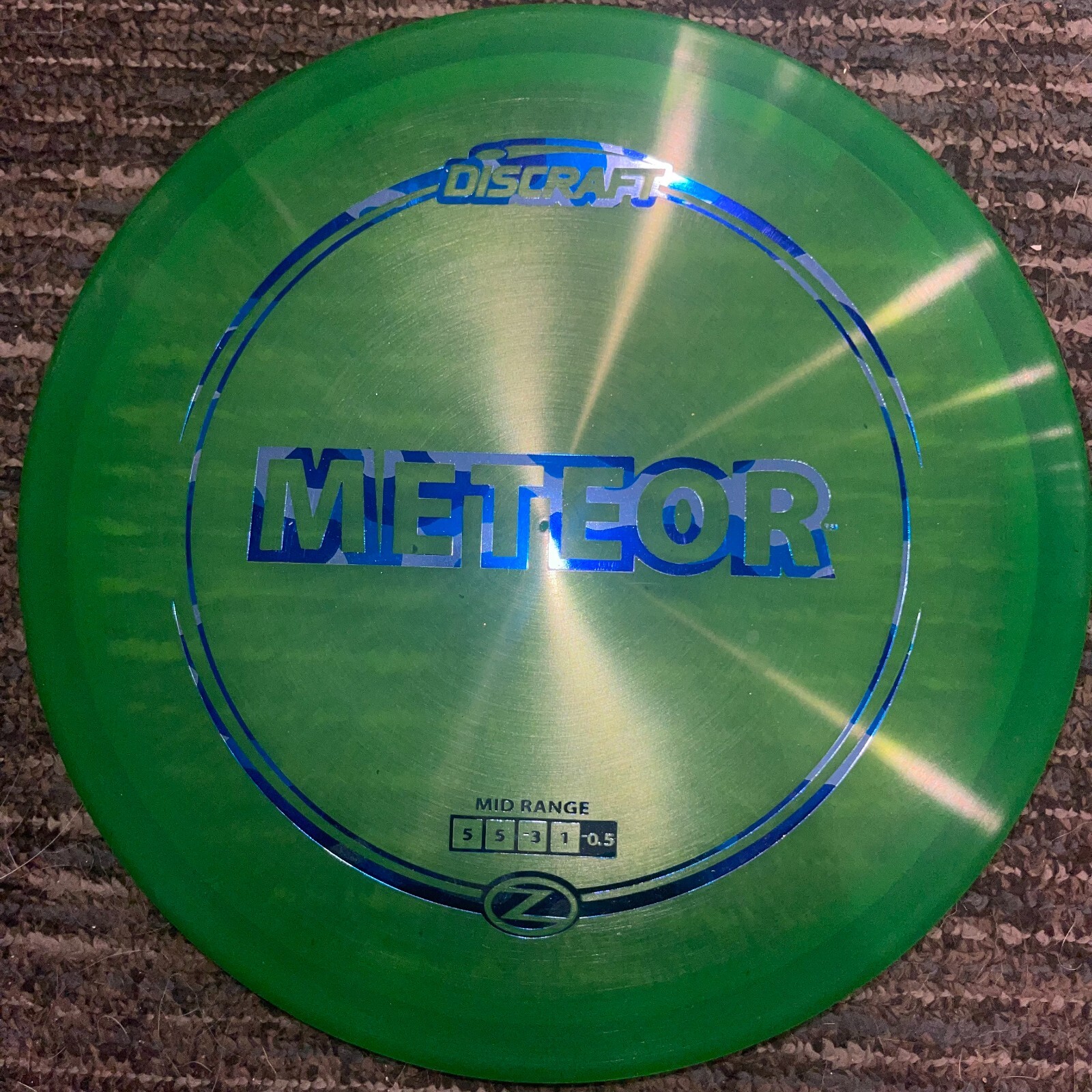 NEW DISCRAFT Z LINE METEOR DISC GOLF MID RANGE 177+ GR/BL @ LSDISCS | eBay